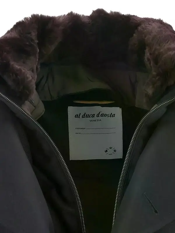 AL DUCA D’AOSTA 1902 Double-breasted Fur-collar Peacoat