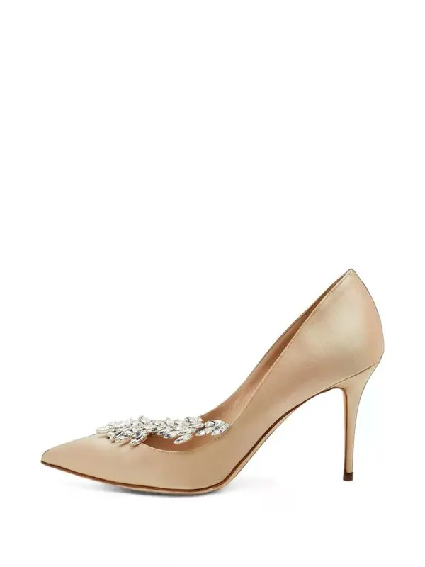 Manolo Blahnik Nadira Crystal-embellished Pumps