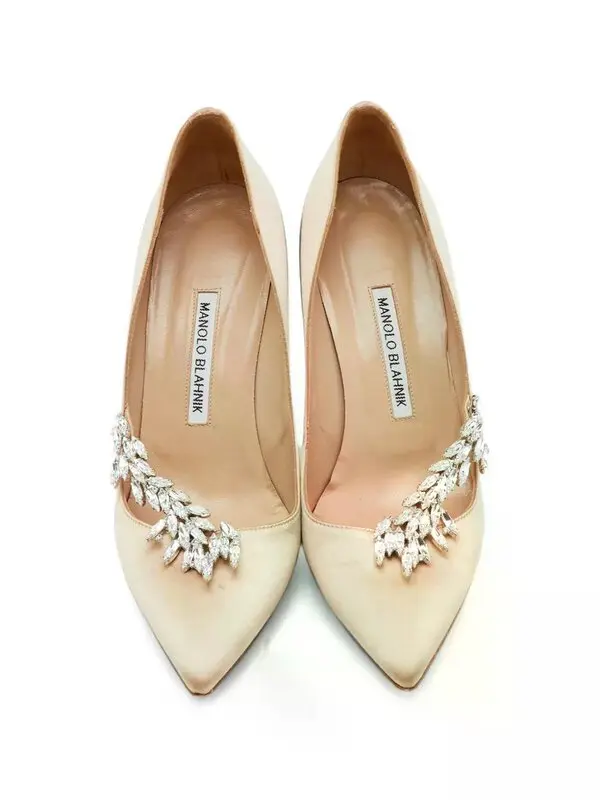 Manolo Blahnik Nadira Crystal-embellished Pumps