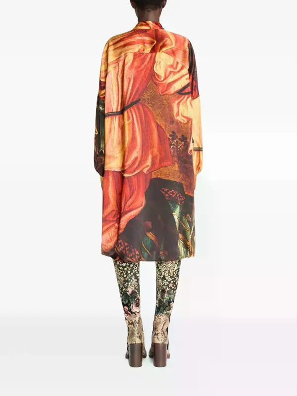 Dries Van Noten Silk Shirt Dress