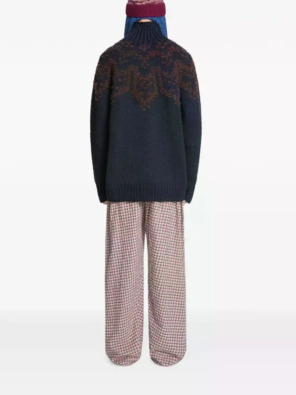 Dries Van Noten Draped Cotton Pants