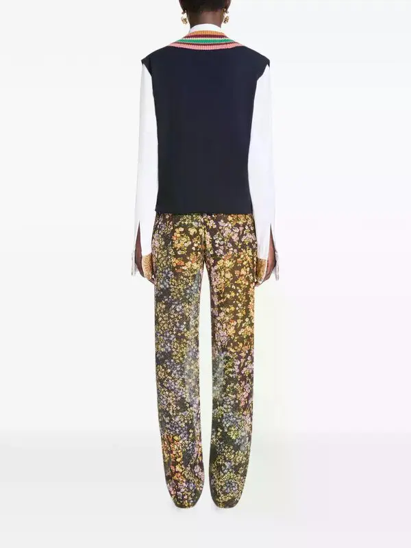 Dries Van Noten Elasticated Jacquard Pants