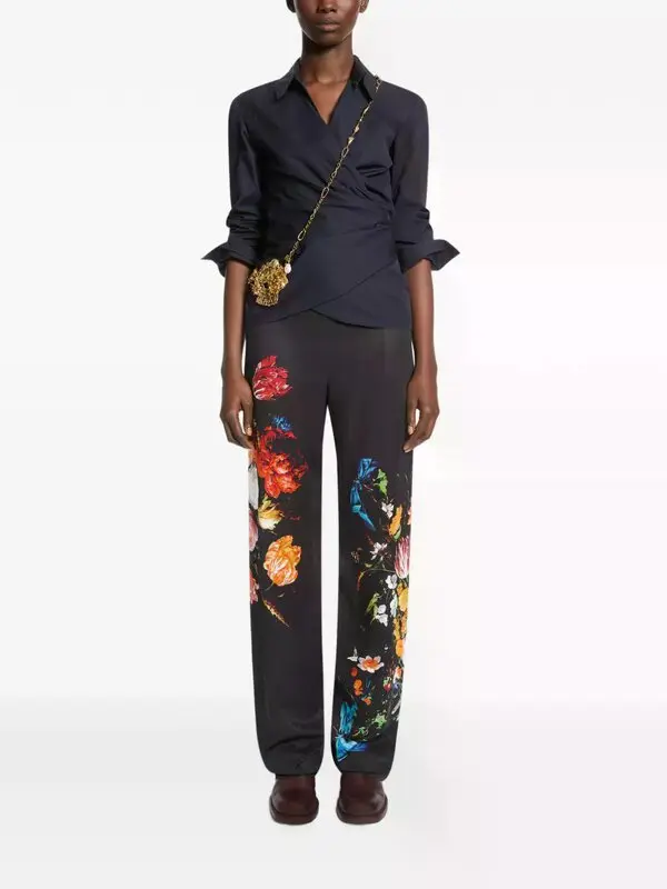 Dries Van Noten Elasticated Viscose Pants