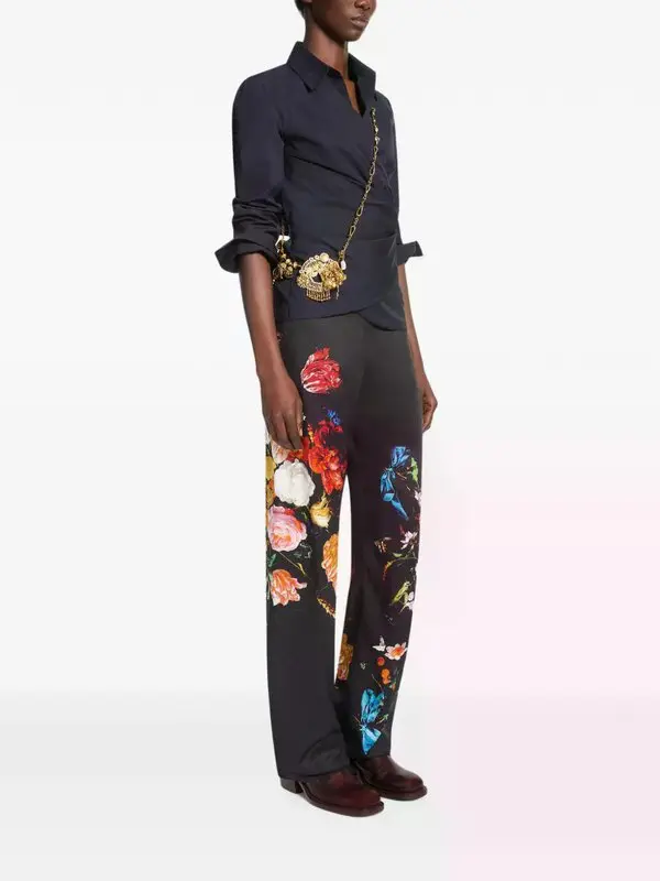 Dries Van Noten Elasticated Viscose Pants