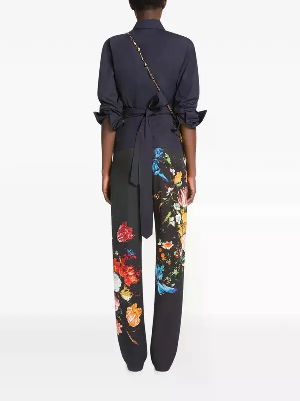 Dries Van Noten Elasticated Viscose Pants