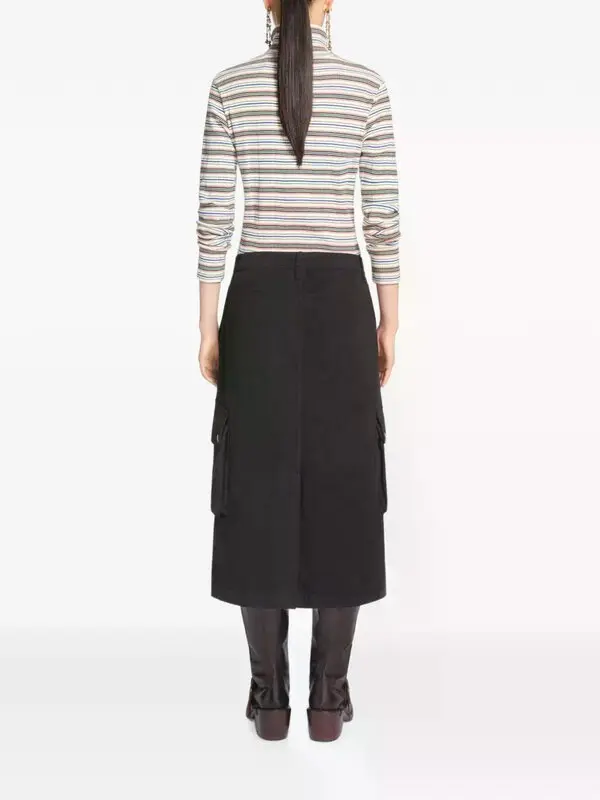Dries Van Noten Ribbed Cotton Turtleneck T-shirt
