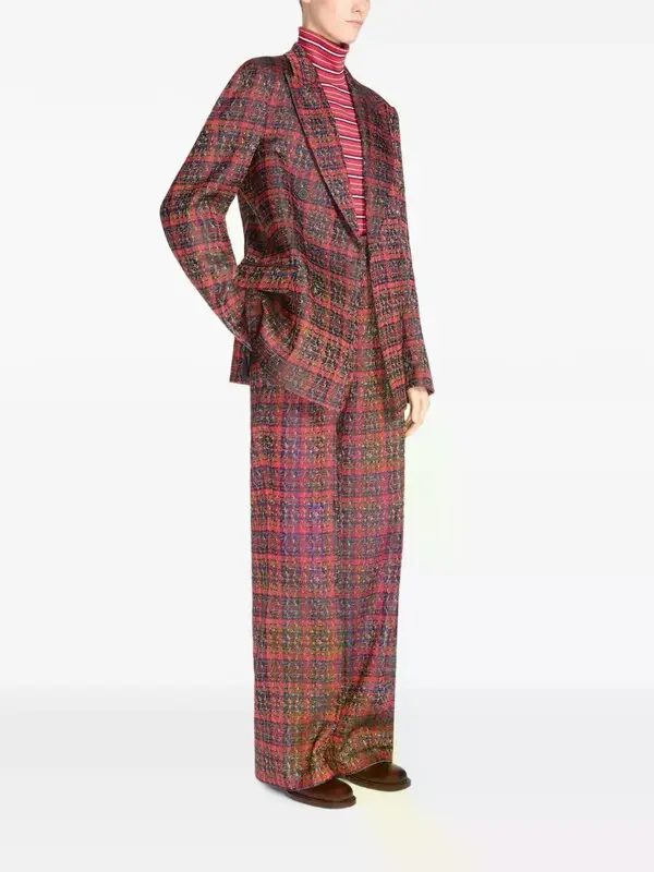 Dries Van Noten Double-breasted Jacquard Blazer
