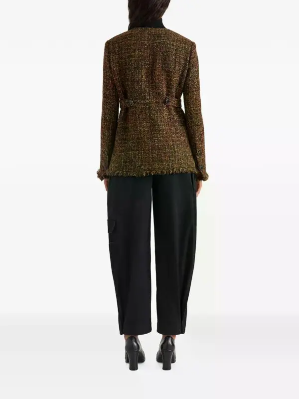 Proenza Schouler White Label Aurelia Tweed Long-sleeve Jacket