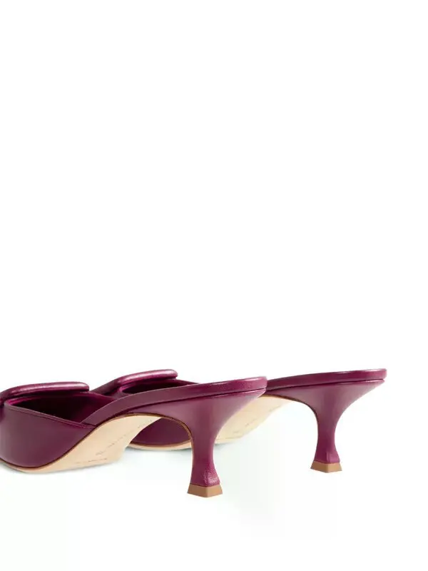 Manolo Blahnik Maysale Buckle-detail Mules