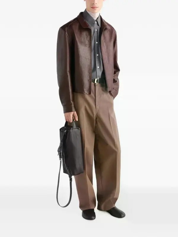 LEMAIRE Barrel Pants In Polycotton Twill