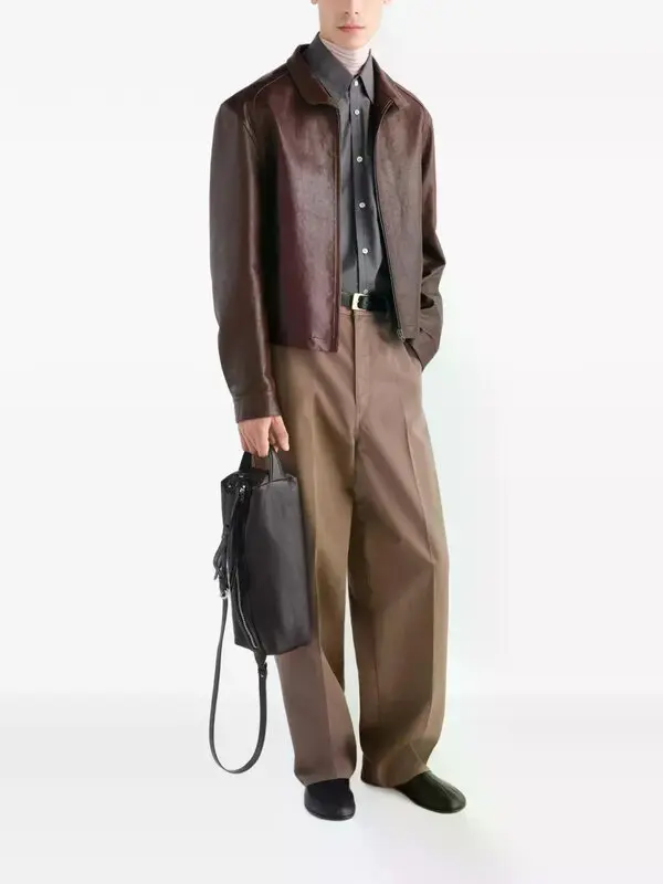 LEMAIRE Polycotton Twill Barrel Trousers