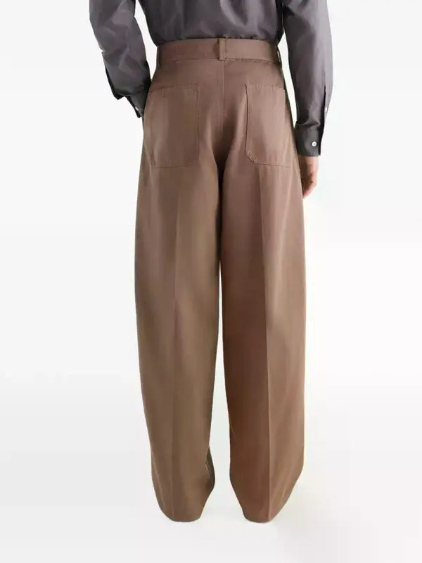 LEMAIRE Polycotton Twill Barrel Trousers