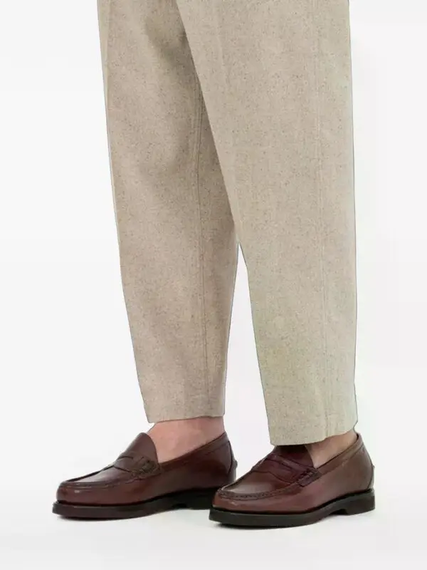 Visvim Penny-slot Leather Loafers