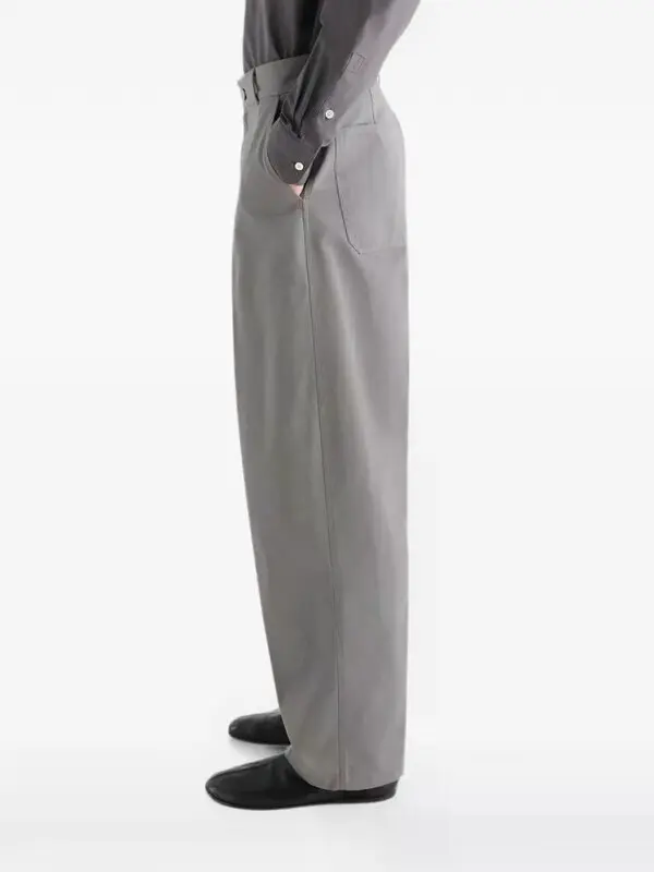 LEMAIRE Barrel Pants In Polycotton Twill