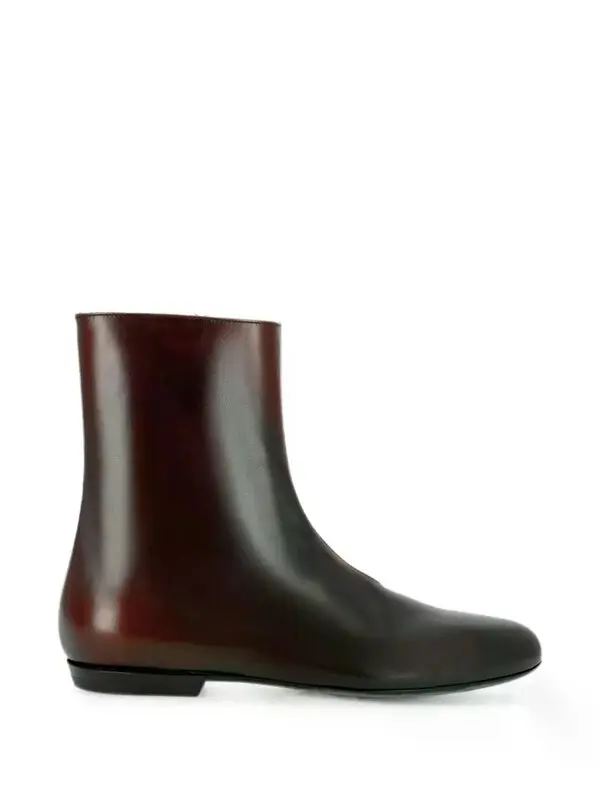 Dries Van Noten Leather Sock Boots