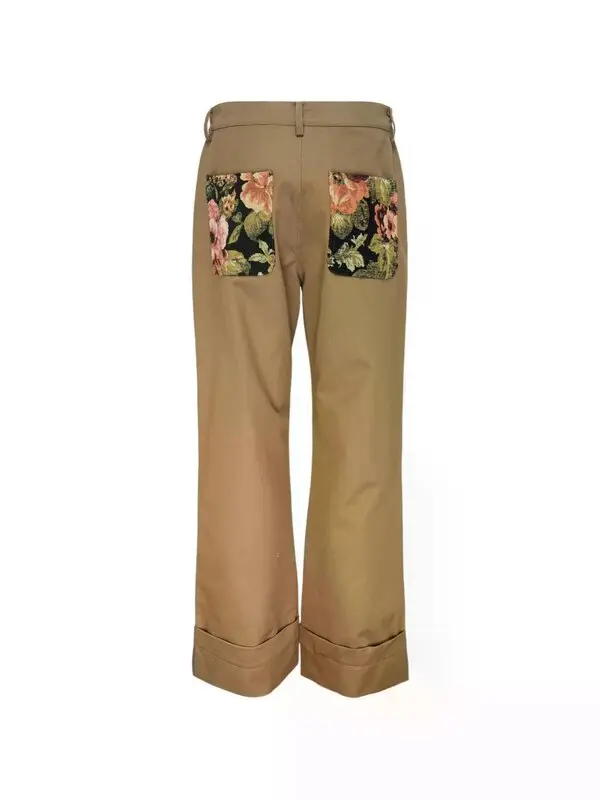 Simone Rocha Patchwork Floral-tapestry Trousers
