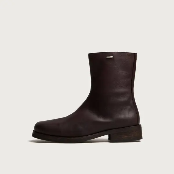 Our Legacy Waxed Bovine Camion Boot