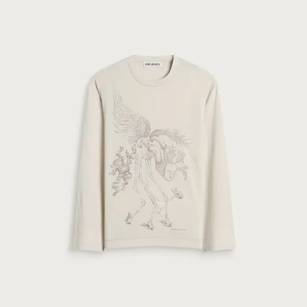 Our Legacy Spirit Print Box Long Sleeve Top