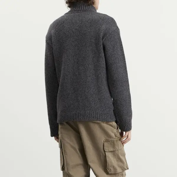 Our Legacy Slub Twisted Wool Popover Turtleneck