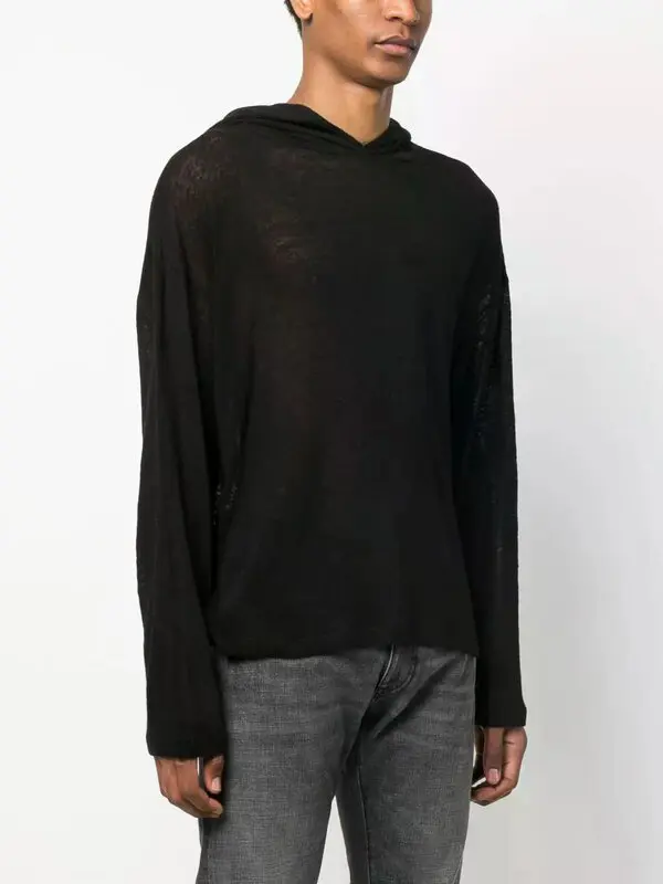 424 Mesh Long-sleeve Hoodie