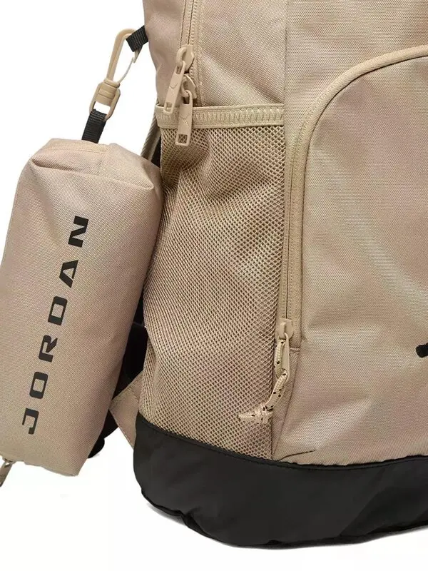 JORDAN Logo-embroidered Zipped Backpack