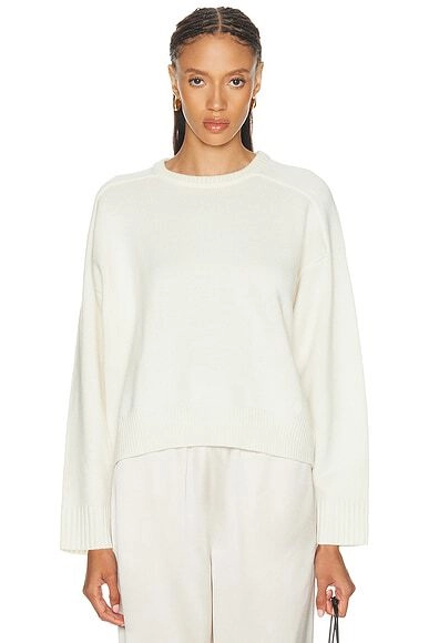 Loulou De Saison Breha Saddle-sleeve Sweater - Ivory