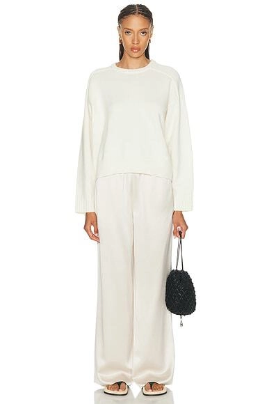 Loulou De Saison Breha Saddle-sleeve Sweater - Ivory