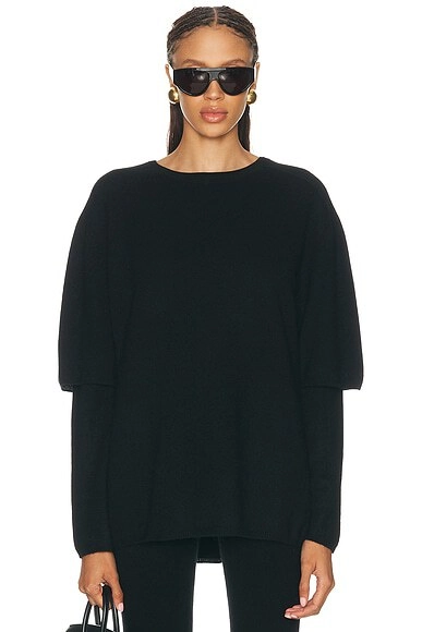 Nour Hammour Cobain Layered Knit Sweater