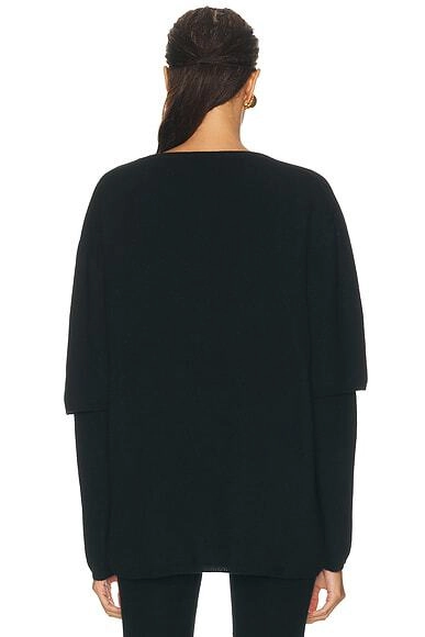 Nour Hammour Cobain Layered Knit Sweater