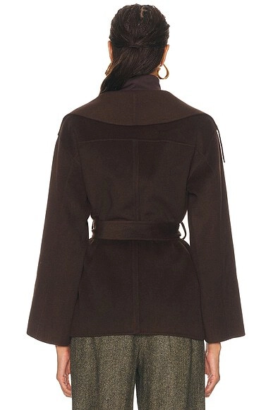 Simkhai Rowen Fringe Jacket - Chocolate