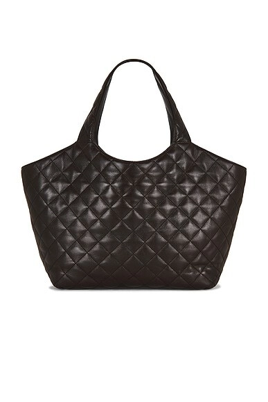 Saint Laurent Medium Icare Shopping Bag - Dark Chocolate