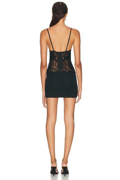 Dolce & Gabbana Georgette Silk Stretch Mini Dress