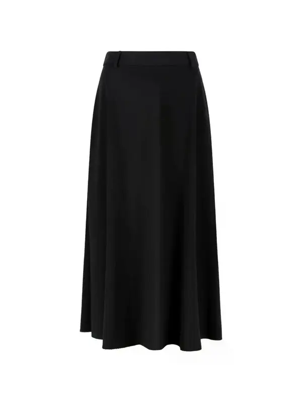 DOUUOD A-line Flared Skirt - Black