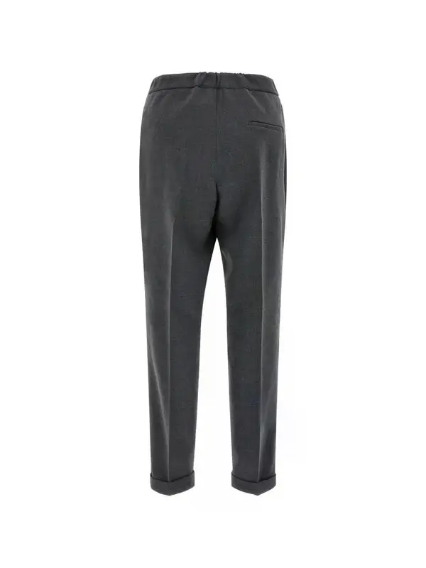 Alberto Biani Turn-up-hem Cropped Trousers