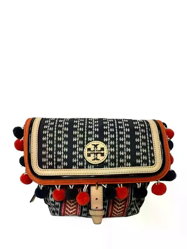 Tory Burch Scout Pom-pom Crossbody Bag - Blue