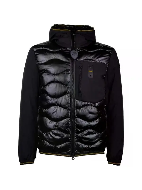 BLAUER. Quilted Hooded Jacket
