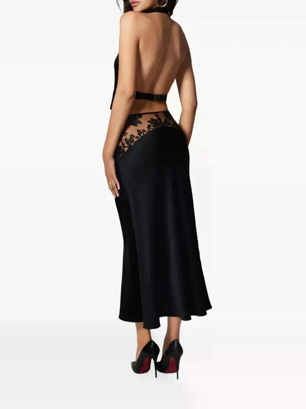 Kiki De Montparnasse Sabine Lace-trim Maxi Skirt