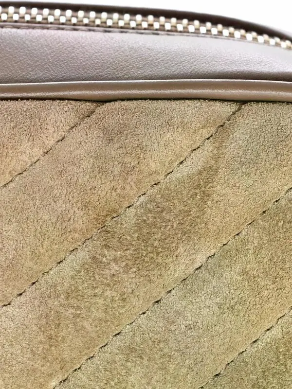 Saint Laurent Lou Camera Bag Matelasse Chevron Suede Small Crossbody Bag