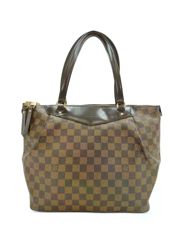 LOUIS VUITTON Damier Ebène Tote Bag - Brown