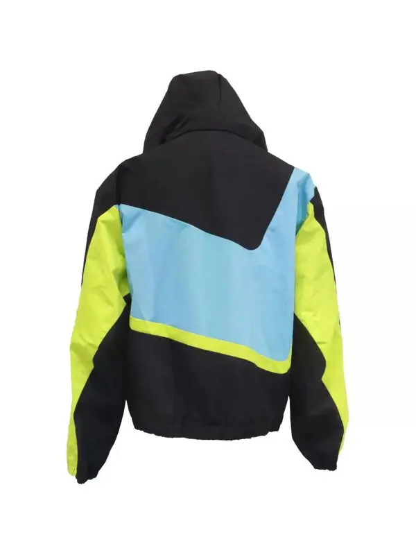 LOUIS VUITTON Monogram Color-block Windbreaker Jacket - Black