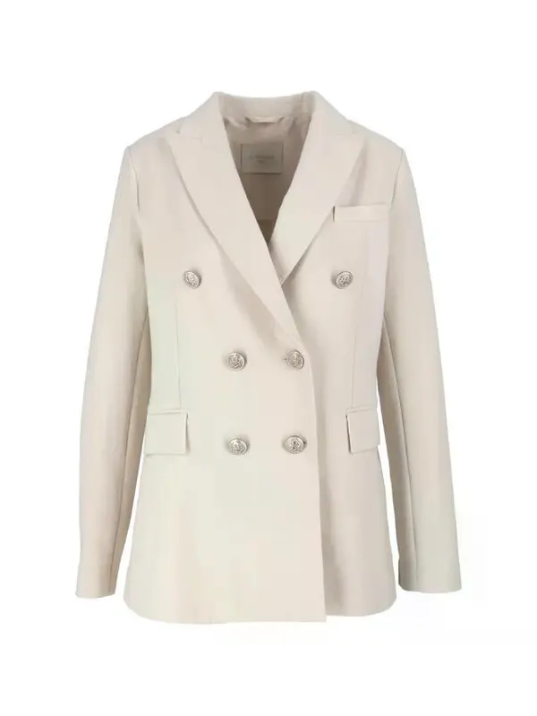 CIRCOLO 1901 Double-breasted Long-sleeve Blazer