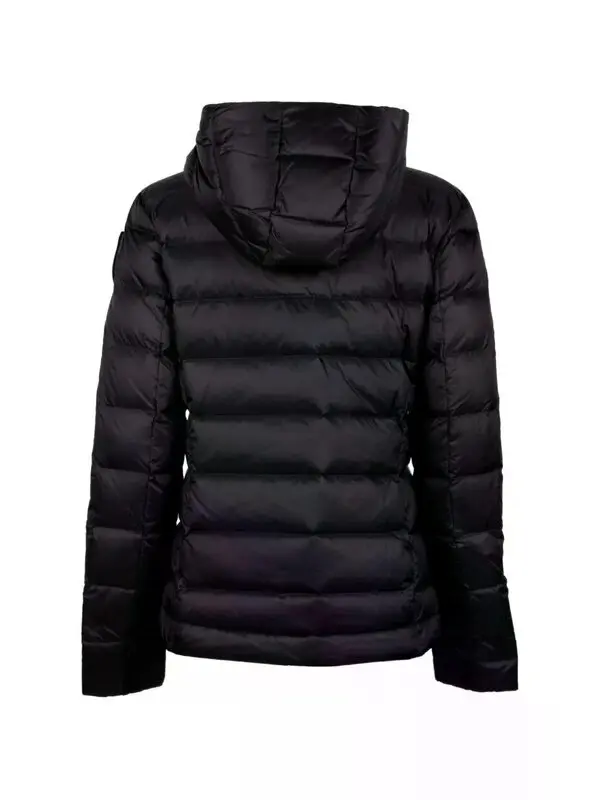 BLAUER. Quilted Hooded Jacket - Black