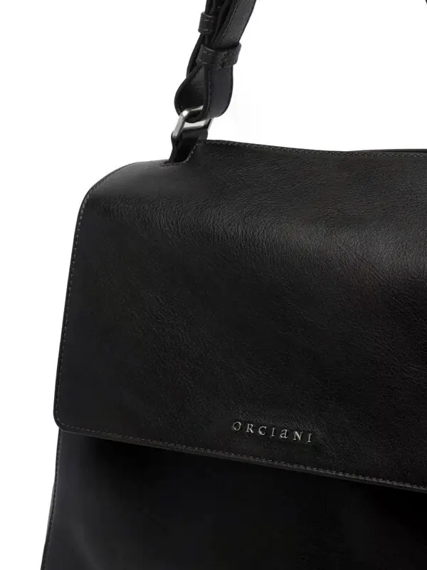 Orciani Sveva Leather Shoulder Bag