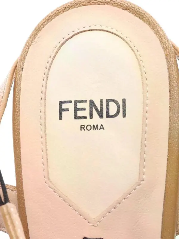 Fendi 2020s Platform Leather Sandals