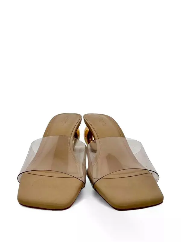 Cult Gaia Jila Transparent Strap Sandals