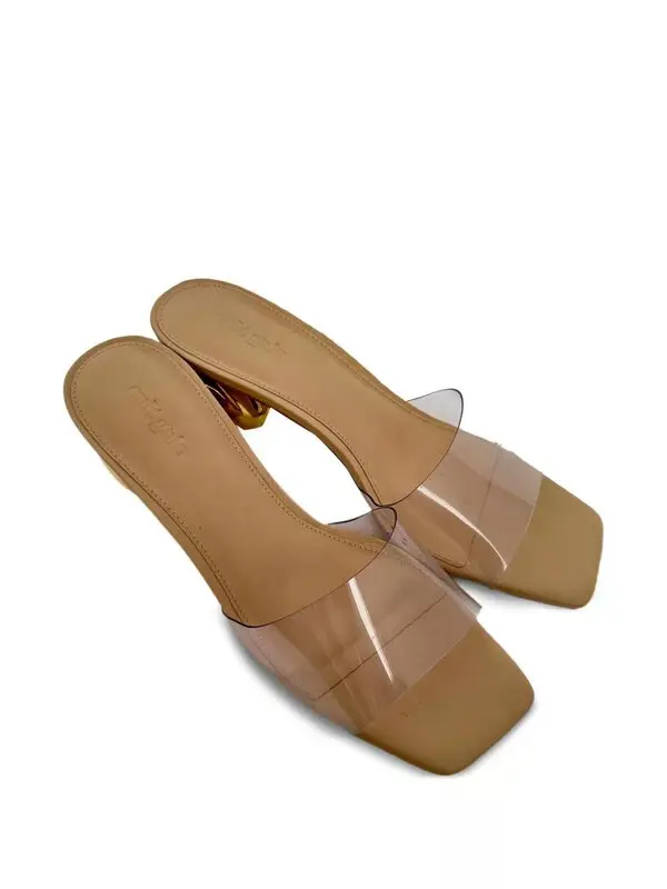 Cult Gaia Jila Transparent Strap Sandals