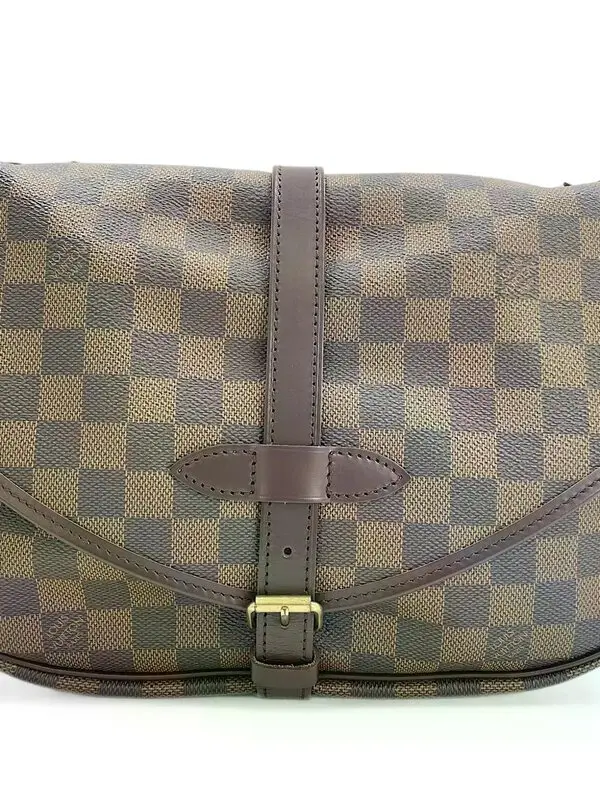 LOUIS VUITTON 2006 Damier Ebene Shoulder Bag