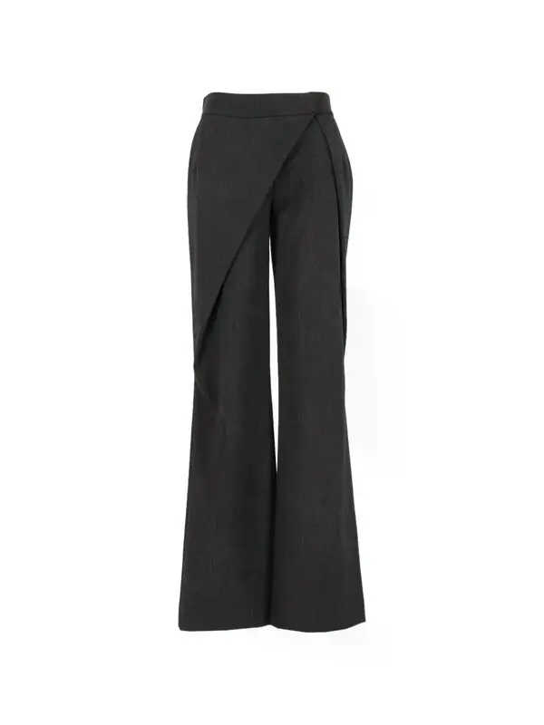 Federica Tosi Wrap-front Wide-leg Trousers