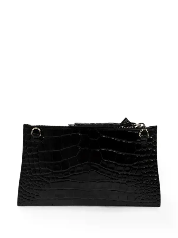 VIVIENNE WESTWOOD Croc-effect Embossed Small Flat Zip Clutch