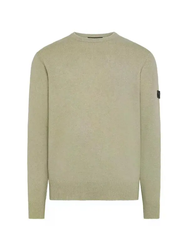 Peuterey Logo-patch Crew-neck Sweater